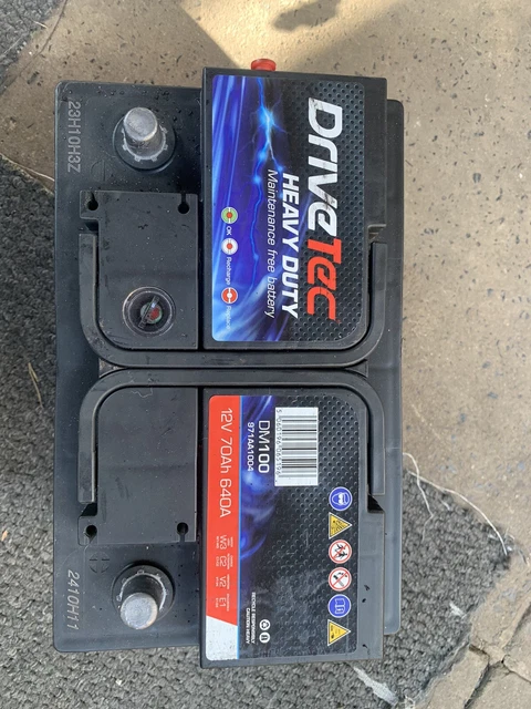 DRIVETEC HEAVY Duty Maintenance Free Car Battery 70Ah 640A 12V $88.04 ...