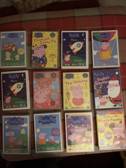 PEPPA PIG ANIMATION DVD Bundle/Collection/Job Lot x12 In Good Condition ...