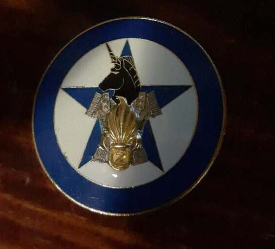 FOREIGN LEGION BADGE 2° REG 1° Cie Unicorn 2005 Ivory Number 016 Genie ...