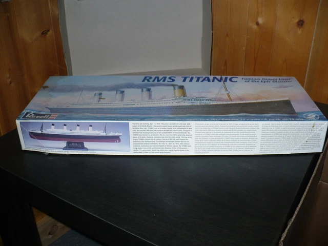 RMS TITANIC SHIP MODEL KIT by Revell New in Box 1:750 SCALE $27.99 ...