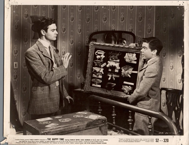 ORIGINAL VINTAGE CINEMA Still Photo Movie The Happy Time Charles Boyer ...
