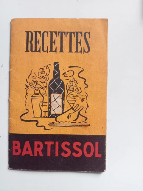 CARNET PUBLICITAIRE RECETTE Bartissol EUR 3,50 - PicClick FR
