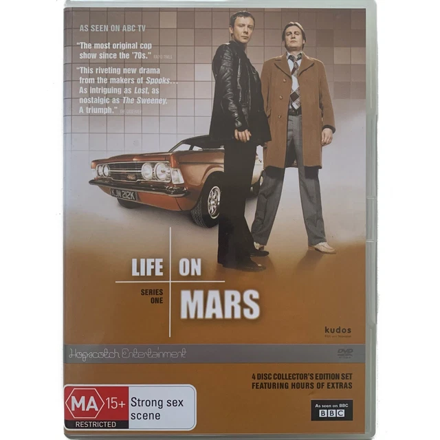 LIFE ON MARS Complete Series 1 DVD Season One 4 Disc Collectors Edition ...