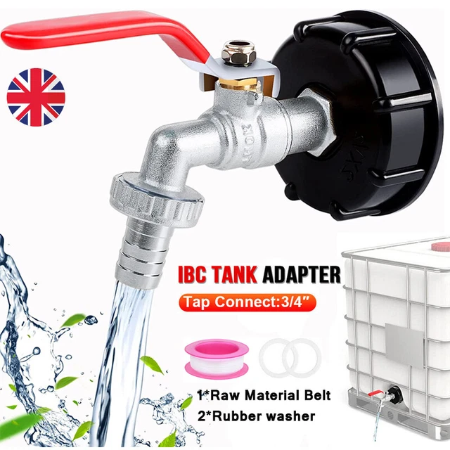 IBC TANK ADAPTER Connection IBC Tank Valve for S60X6 Water Storage Tank ...