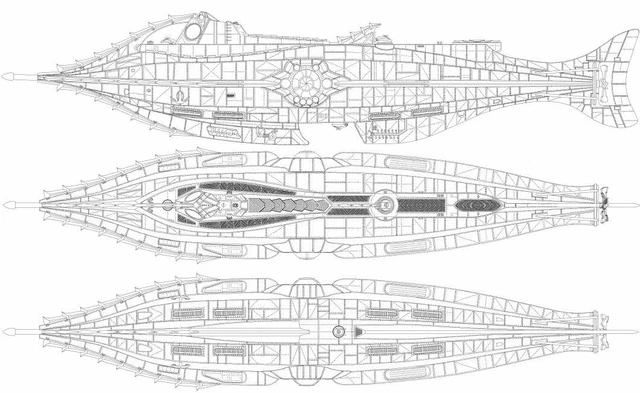 DISNEY'S NAUTILUS SUBMARINE Plans in 3D and PDF Plans MUST BE SEEN £14. ...