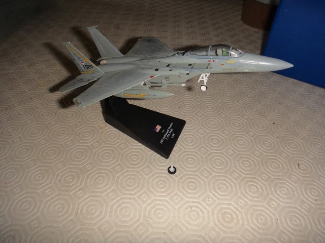 DIECAST 1/100 MODEL Amercom fighter aircraft McDonnell Douglas F15A Eagle £4.00 - PicClick UK