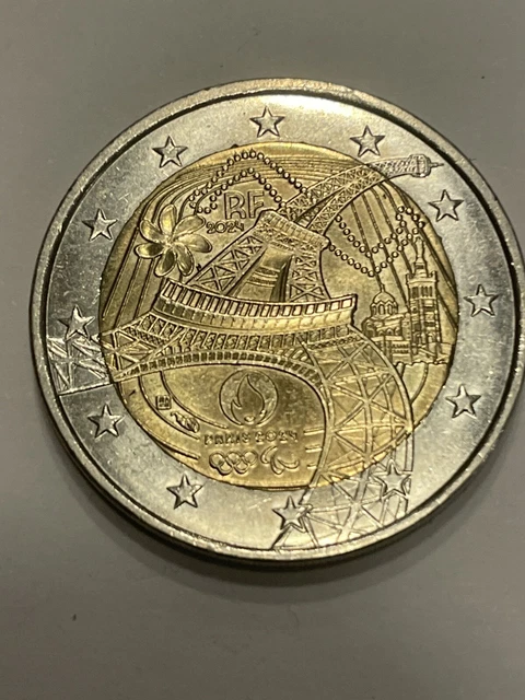 PIÈCE 2 EUROS jo 2024 JEUX OLYMPIQUES DE PARIS 2024 EUR 90,00 - PicClick FR