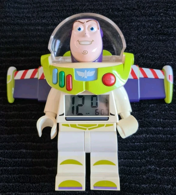 BUZZ LIGHTYEAR LEGO Digital Alarm Clock Toy Story 2010 *Read ...