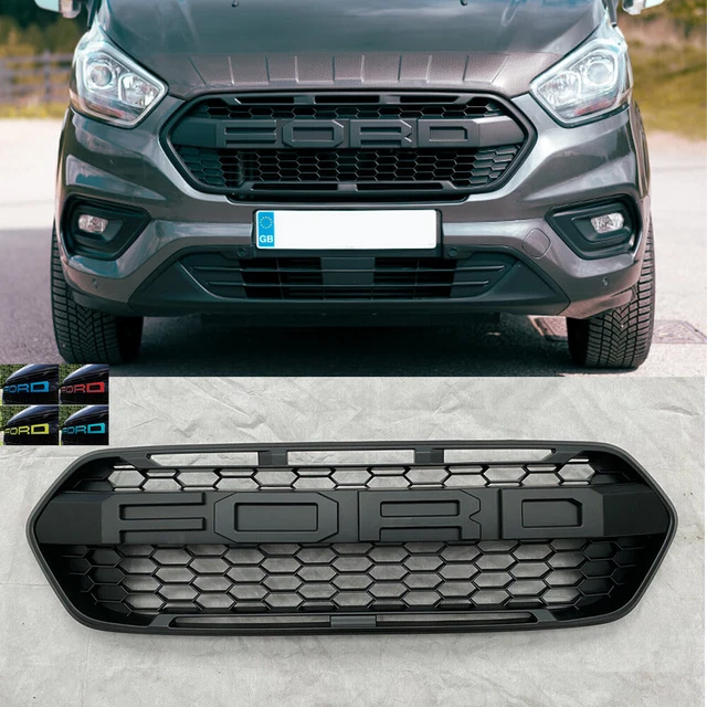 FRONT BUMPER GRILL For Ford Transit Custom Raptor Style Grille 2018 ...