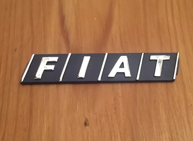 FIAT EMBLEM BADGE LOGO TAIL GATE UNO TIPO TEMPRA 124 131 DIMENSIONS ...