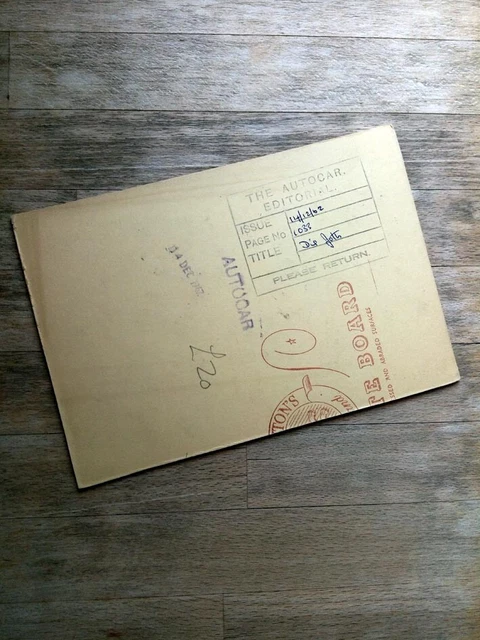 BARRY APPLEBY ORIGINAL double cartoon for Autocar magazine 1962 £4.40 ...