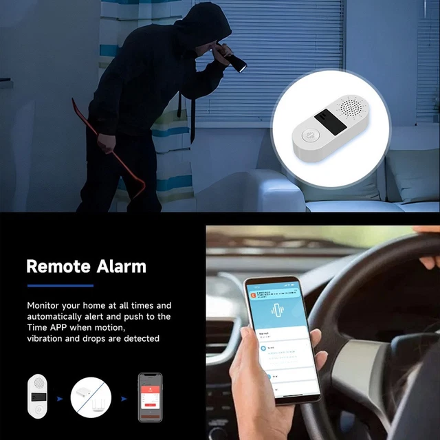 SMART HOME SECURITY 130dB SOS Alarm with One Button Activation Feature ...