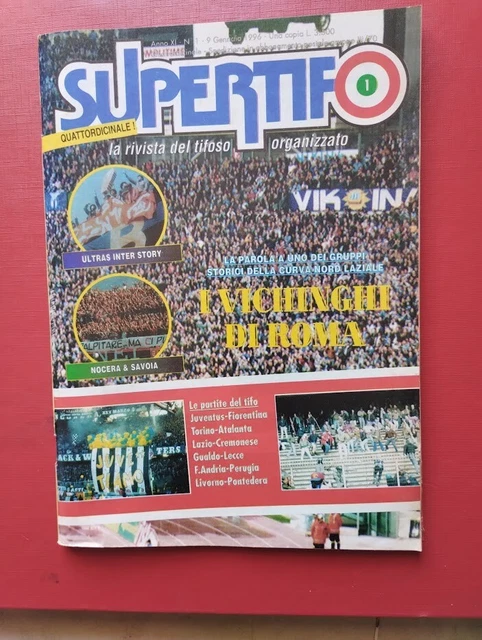 SUPERTIFO RIVISTA NUMERO 1 9 Gennaio 1996 Viking Lazio EUR 5,10 - PicClick IT