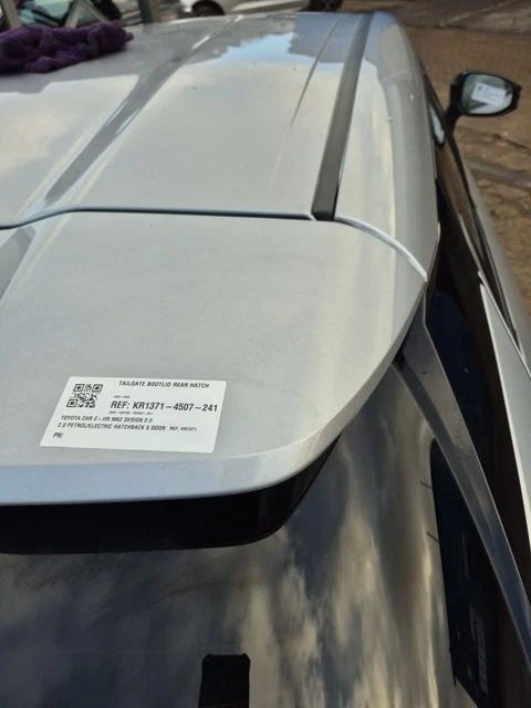 2024-2026 TOYOTA CHR C-Hr Mk2 Tailgate Boot Lid Rear Hatch Silver ...