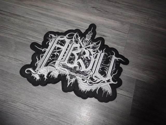 ABSU SHAPE BLACK Metal Back Patch Shape Mgla Taake Abigor Backpatch xxx ...