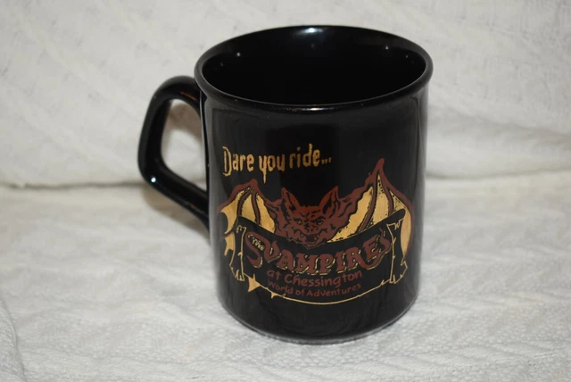 VAMPIRES AT CHESSINGTON World of Adventures Mug VINTAGE Rare Angled ...