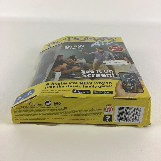 PICTIONARY AIR HYSTERICAL Party Game Draw In The Air See It On The ...