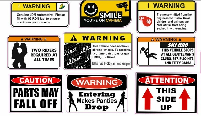 40 VECTOR SCALABLE print and cut warning signs Stickers £4.79 - PicClick UK