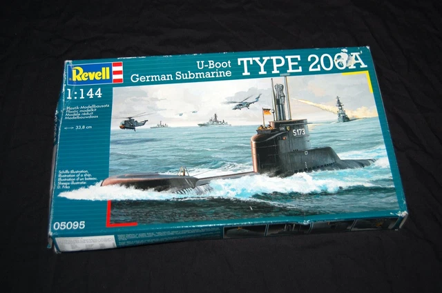 REVELL 1/144 SCALE Scale U-Boat Type 206A Submarine Model Kit EUR 11,84 ...