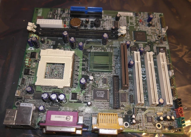 AOPEN AX3S SOCKET 370 ATX Motherboard VGA audio AGP PCI IDE FDD Intel ...