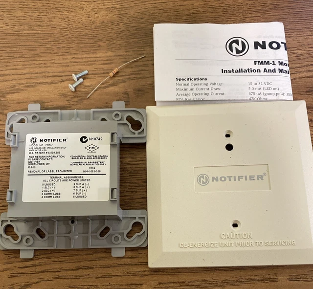NOTIFIER FMM-1 - Monitor Module FIRE ALARM $27.50 - PicClick