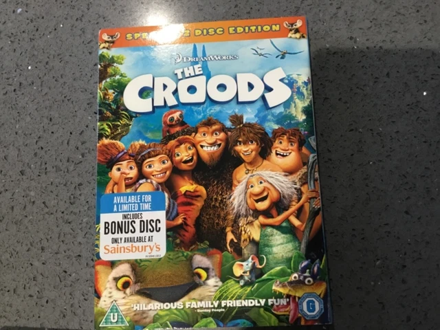 DVD ,”THE CROODS “Special Twin Disc Edition, New ,Hilarious Family ...
