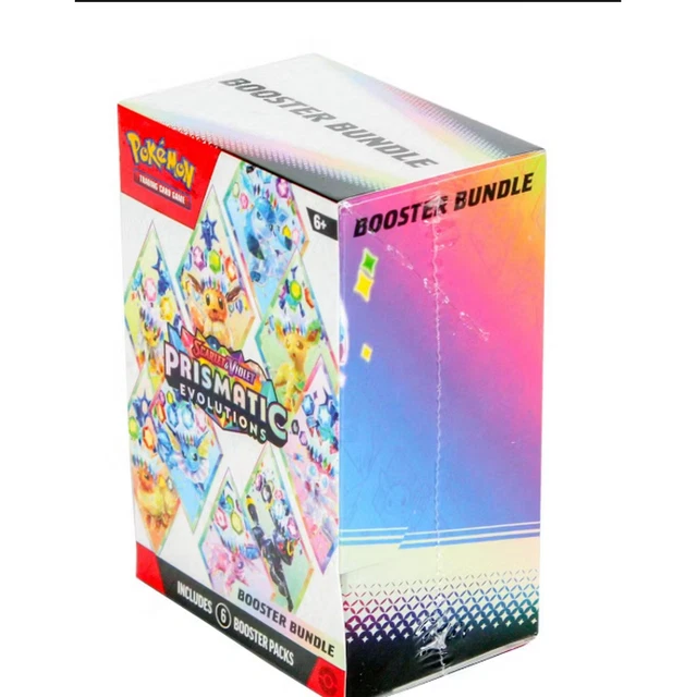 POKÉMON TCG SCARLET & Violet Prismatic Evolutions Booster Bundle ...