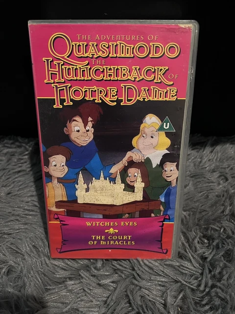 THE ADVENTURES OF Quasimodo The Hunchback of Notre Dame PAL VHS Video ...