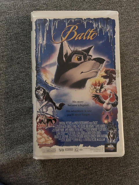 BALTO VHS VIDEO Tape Universal Studios Amblin Entertainment 1995 ...