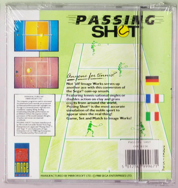 LIKE NEW RARE vintage PASSING SHOT 64 SEALED game Commodore 64 C64 ...