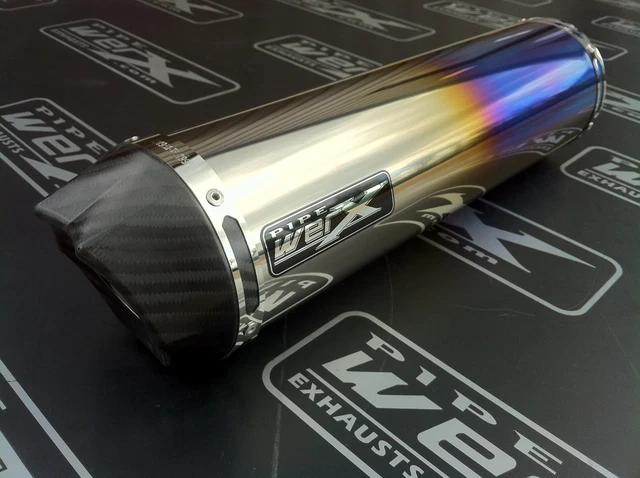 HONDA CBR 400 NC 23 Tri-arm Coloured Titanium Round, Carbon Outlet ...