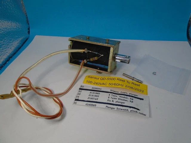 FOR SANSUI QD-5500 Solenoid Plunger Pinch Roller Used £24.44 - PicClick UK