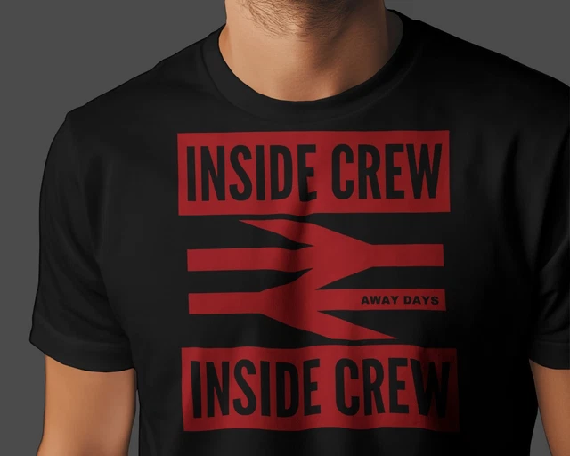 INSIDE CREW AWAY Days T-Shirt | Hooligans Scum Army Uglies Hampshire ...