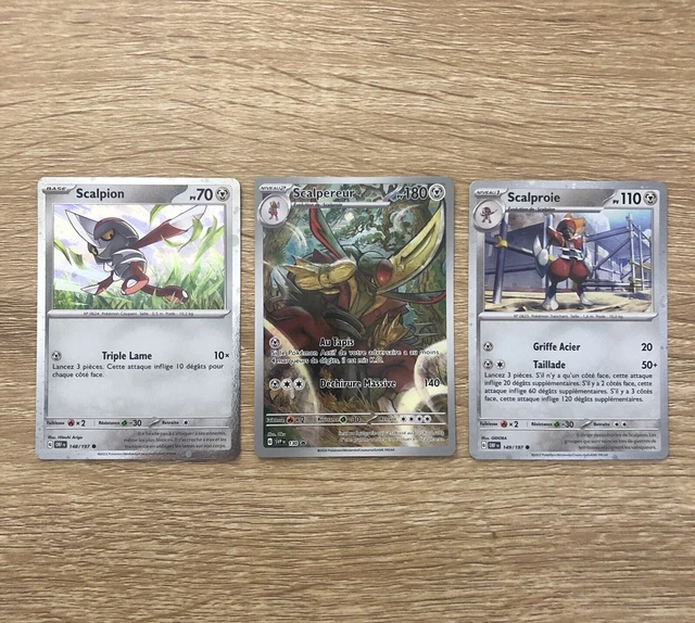 LOT CARTE POKEMON SCALPEREUR 130 - Promo EV6.5 FABLE NÉBULEUSE - FR NEUF EUR 5,00 - PicClick FR