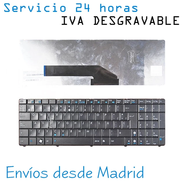 REPUESTO TECLADO ESPAÑOL para Asus NSK-UF301 NSK-UGQ01 K50K50A Pro5DAB ...