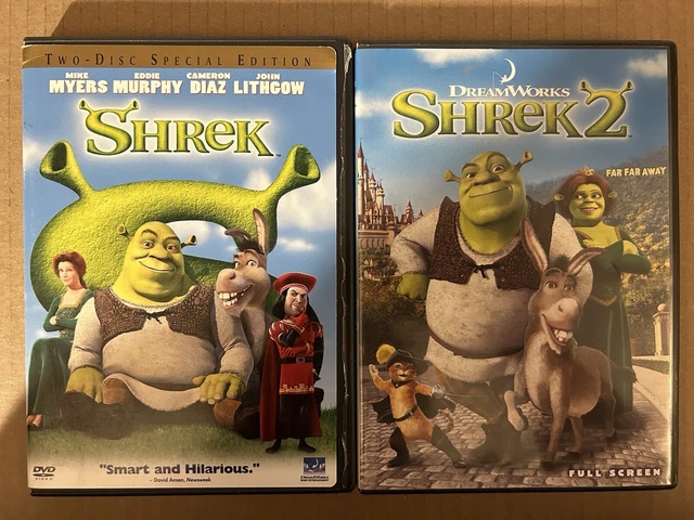 LOT OF 2 Shrek Movies DVDs Kids Childrens Movies Shrek, Shrek 2 £10.39 ...