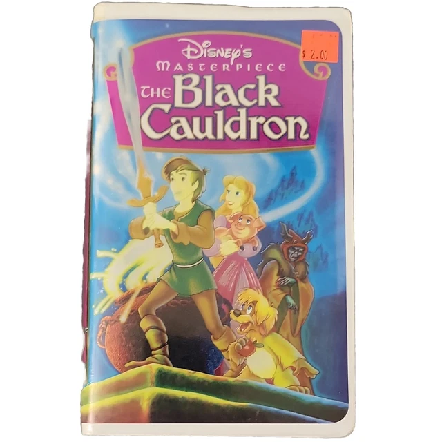 THE BLACK CAULDRON (VHS, 1998) Walt Disney Masterpiece Collection ...