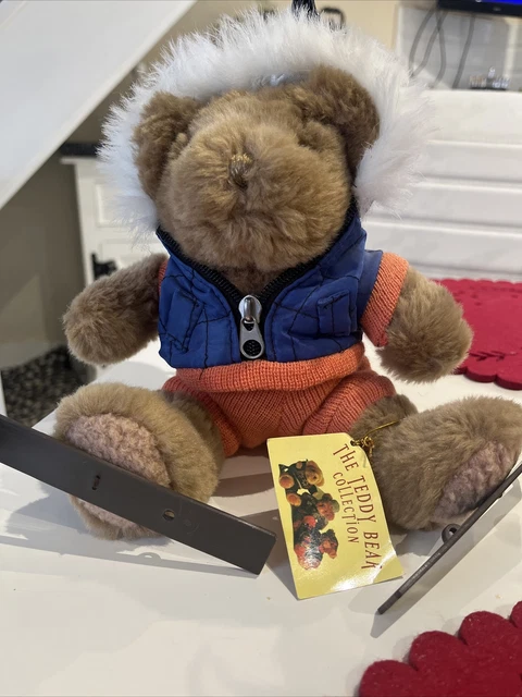 THE TEDDY BEAR Collection Scott the Skier Plush Soft Toy 9" Retired 59 ...