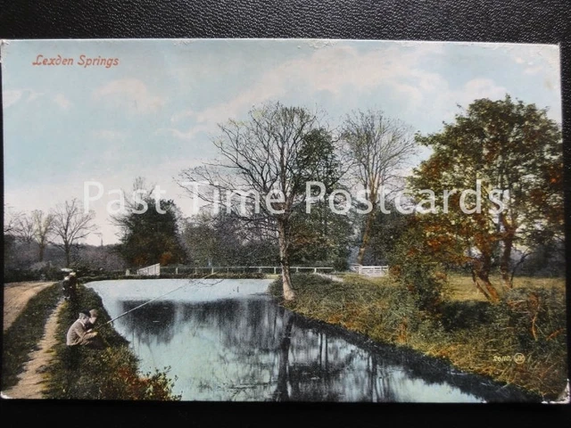 ESSEX LEXDEN SPRINGS Colchester - showing two boys fishing c1907 $17.28 ...