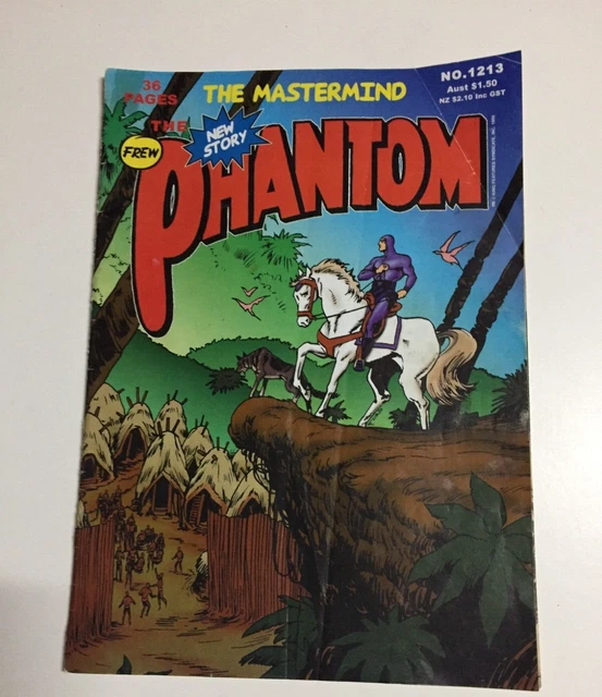 COLLECTABLE VINTAGE THE Phantom Book No. 1213 The Mastermind $10.00 ...