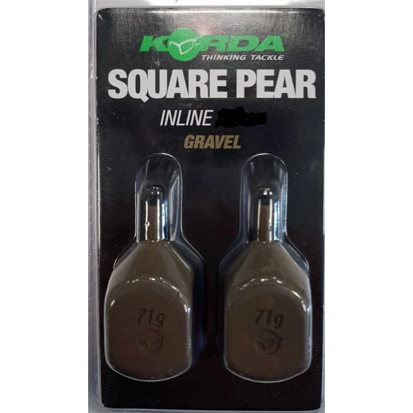 PLOMBS KORDA SQUARE Pear Inline 2.5 oz - 70 grs Blister (2 pcs) GRAVEL EUR 8,02 - PicClick FR