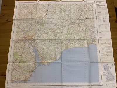 MOD MINISTRY OF Defence Os Ordnance Survey Map-Sheet 192 Exeter ...