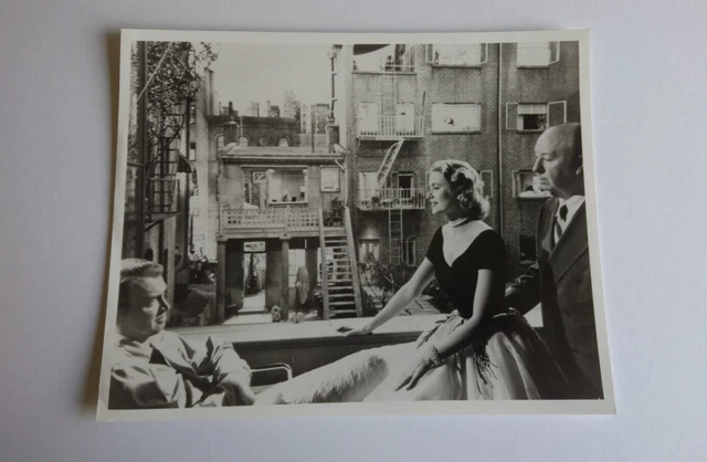 REAR WINDOW MOVIE still, behind the scenes, Hitchcock, 1990's licensed ...