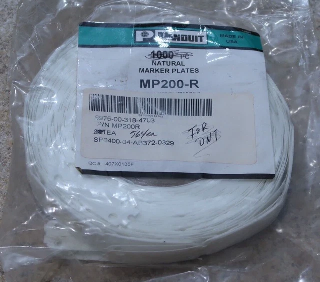 LOT OF (20) PANDUIT MP200-R Cable Mounting and Accessories Plates $6.99 ...