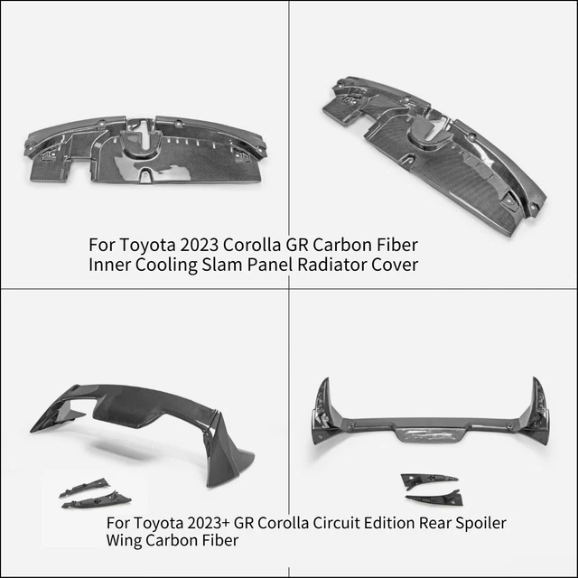 FOR COROLLA GR23 Circuit Edition Rear Roof Spoiler/Cooling Slam Panel ...