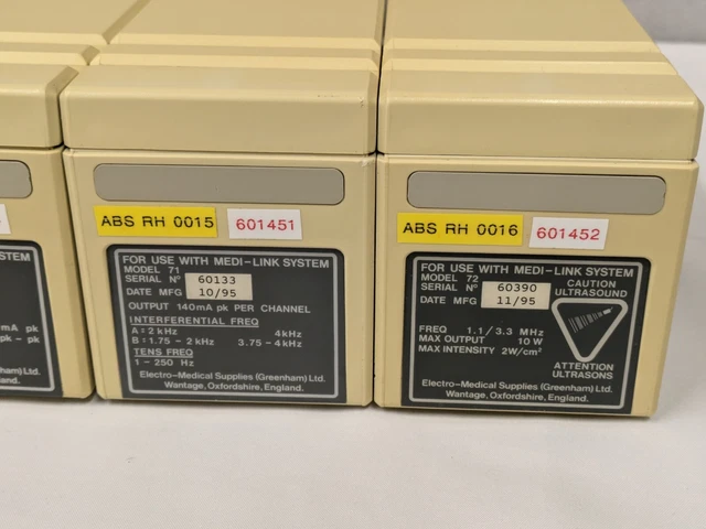 EMS MEDILINK THERAPY System Module Units Ultrasound Interferential ...