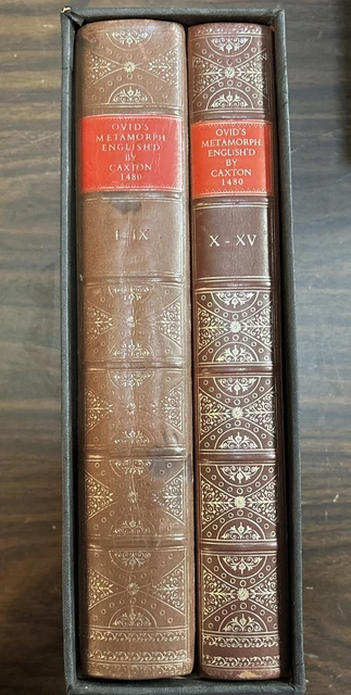 WILLIAM CAXTON / Metamorphoses of Ovid Volume I & 2 in Box Limited ...
