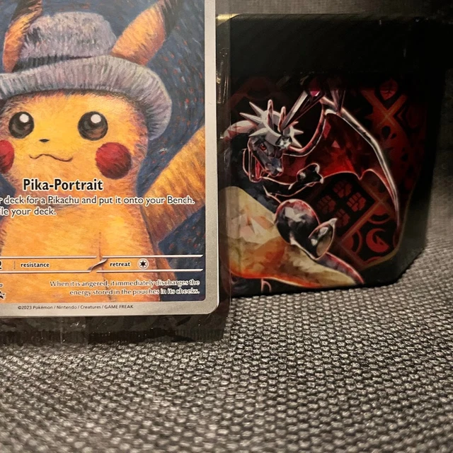 POKÉMON MUSEO VAN Gogh Pikachu con cappello in feltro grigio ...