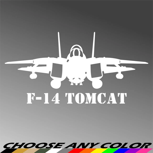 US NAVY F-14 Tomcat Fighter Jet Military Aircraft Decal Sticker $14.49 ...