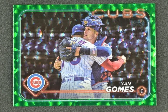 FEUILLE VERTE YAN Gomes 2024 Topps Series 2 /499 Chicago Cubs #581 EUR ...